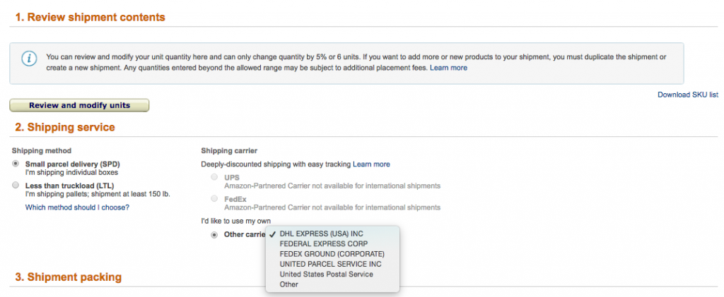 FBA Amazon วิธีส่งสินค้าไป Amazon fulfillment - Fastship.co