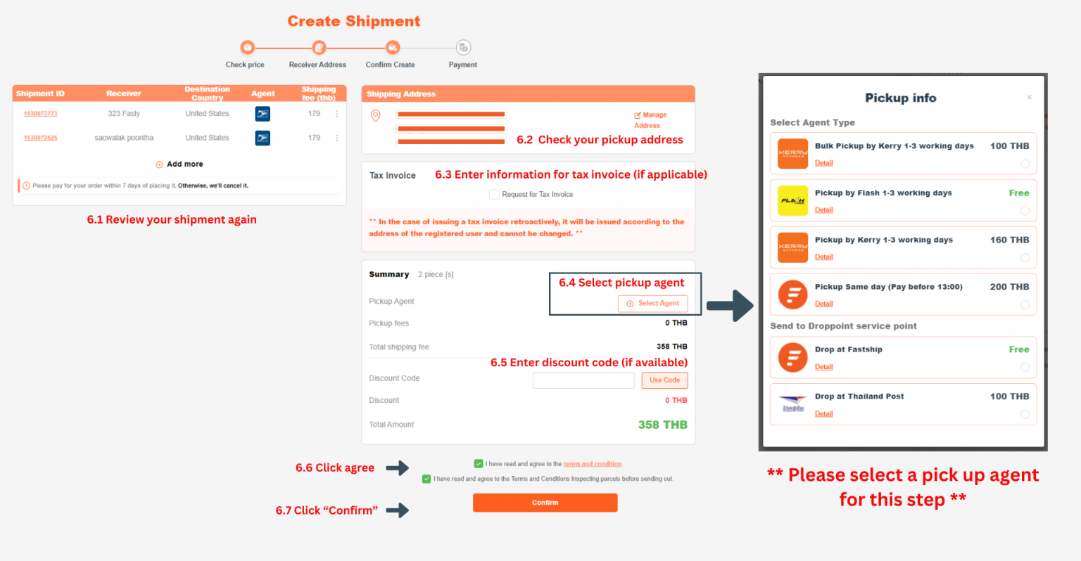How to Create Shipment - Fastship.co